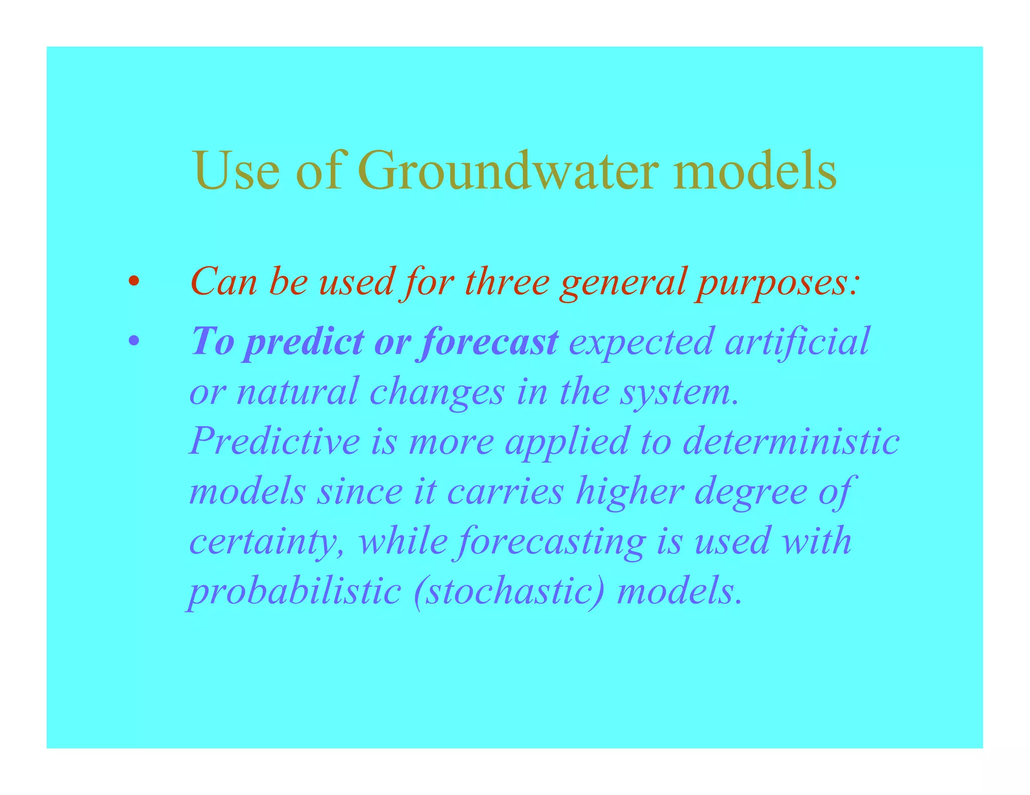 Introduction to Groundwater Modelling | PDF