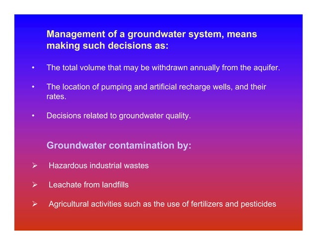 Introduction To Groundwater Modelling Pdf Geology Science