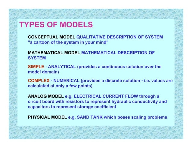 Introduction To Groundwater Modelling Pdf Geology Science