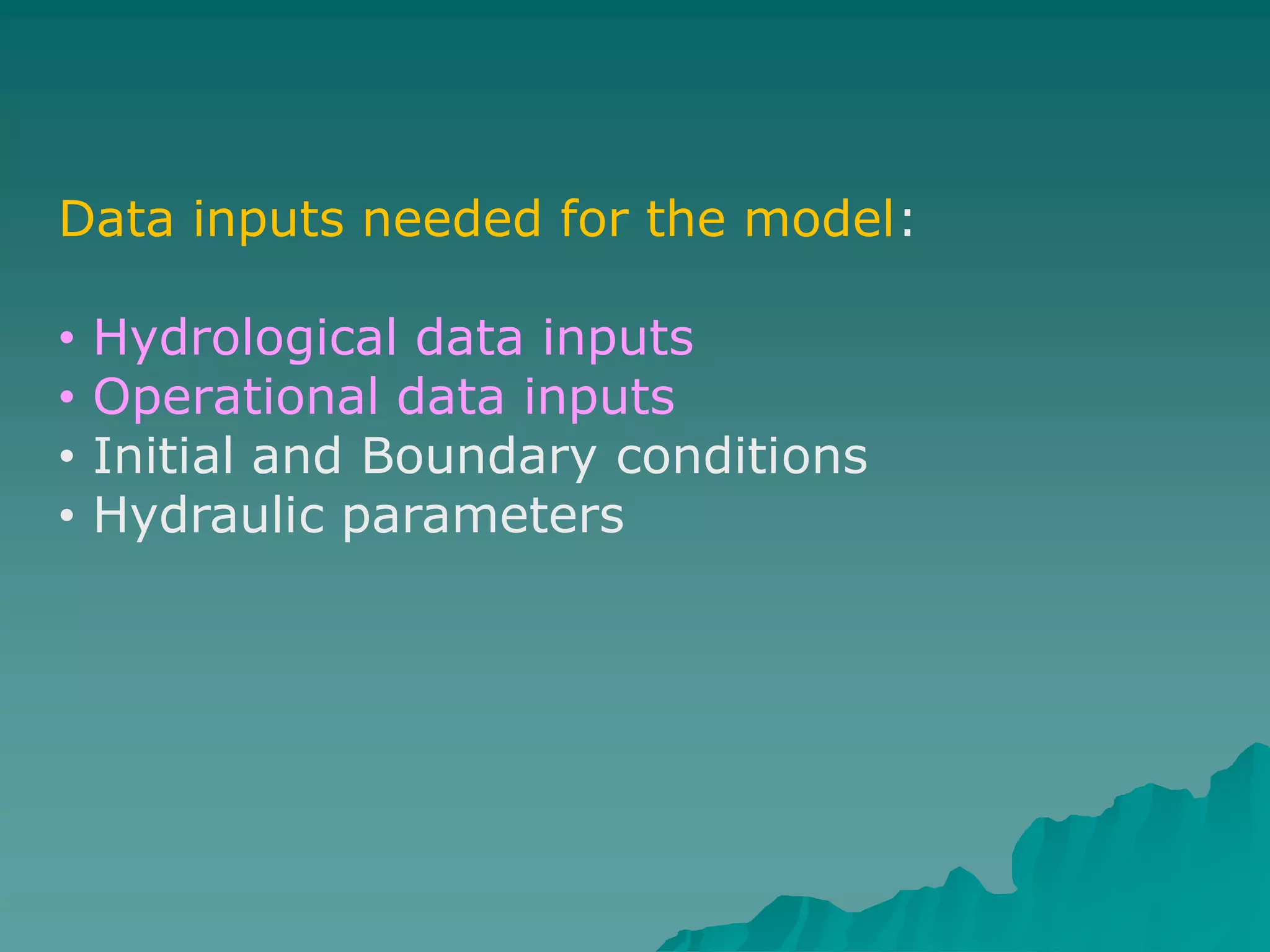 Data Requirements for Groundwater Modelling | PDF