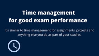 Time management for exams | PDF