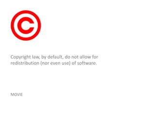open source and copyright | PPTX
