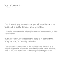 open source and copyright | PPTX