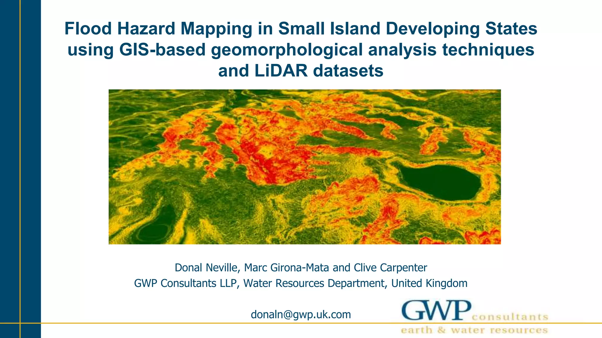 GWP - Flood Hazard Mapping for Small Island Developing States using GIS ...