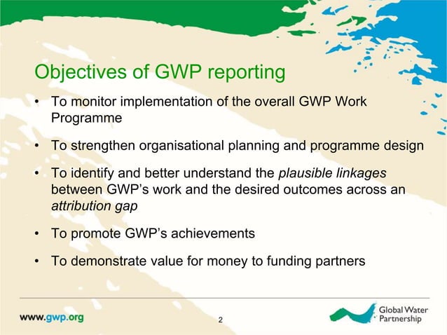 GWP Monitoring and Reporting | PPTX