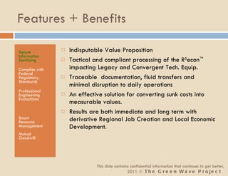 Green Wave Project :: Liberate your balance sheet | PPT