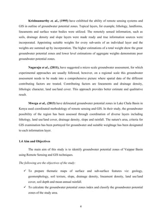 Identification of Groundwater Potential Zones in Vaippar Basin, Tamil ...