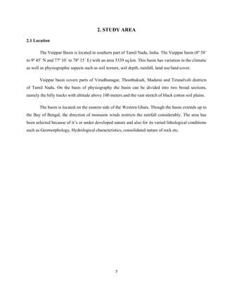 Identification of Groundwater Potential Zones in Vaippar Basin, Tamil ...