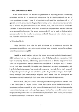Identification of Groundwater Potential Zones in Vaippar Basin, Tamil ...