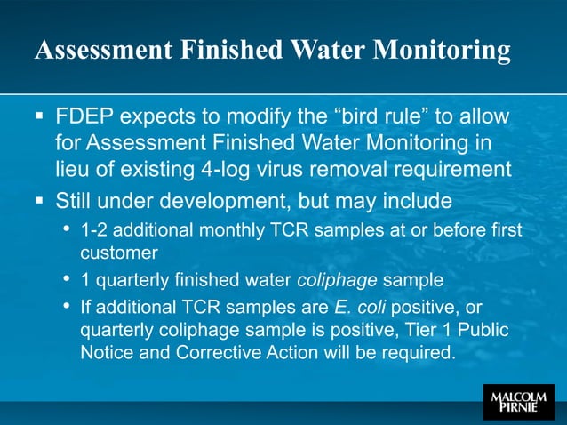 Ground Water Rule Update | PPT