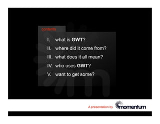 GWT- Google Web Toolkit | PPT
