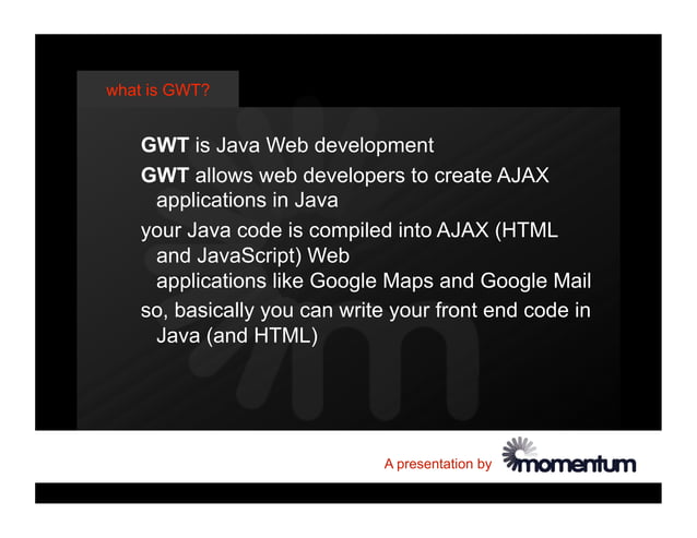 GWT- Google Web Toolkit | PPT