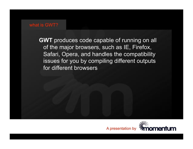 GWT- Google Web Toolkit | PPT