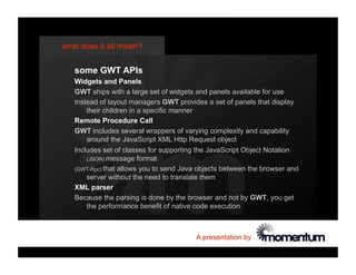 GWT- Google Web Toolkit | PPT
