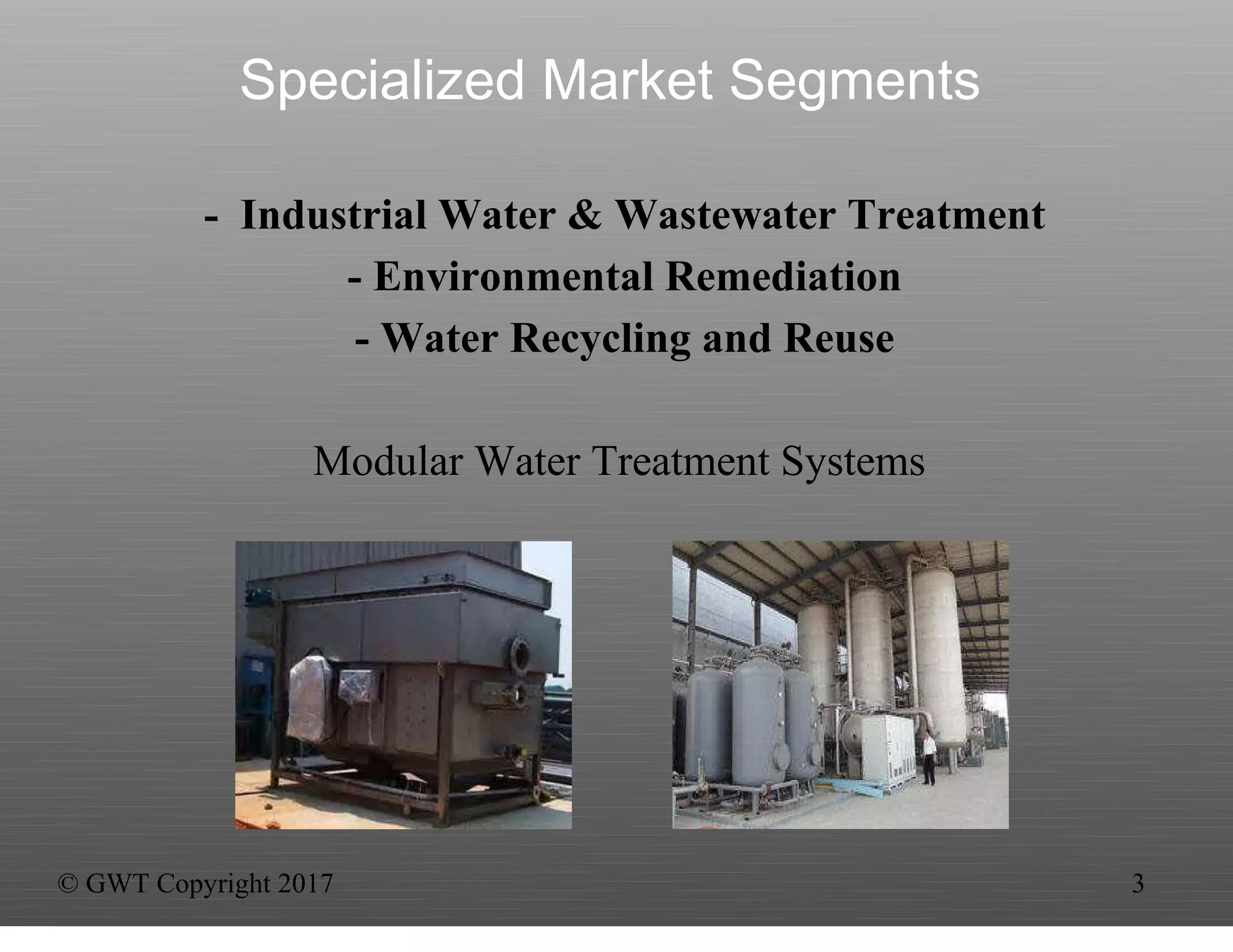 GWT IWRS Industrial Wastewater Reuse System | PPT