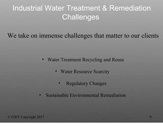 GWT IWRS Industrial Wastewater Reuse System | PPT