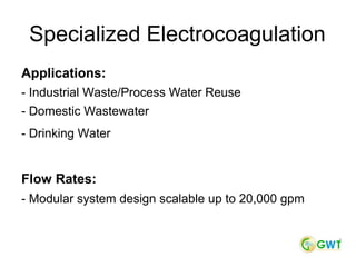 Electrocoagulation Water Treatment- Water Resource Management in Times ...