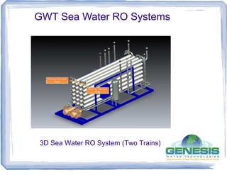 Reverse Osmosis Sea water Desalination System Presentation - Genesis ...