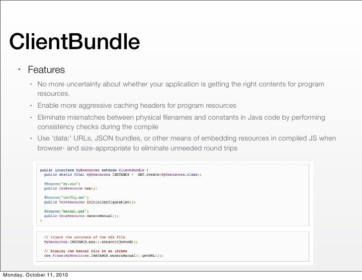 An introduction to GWT and Ext GWT