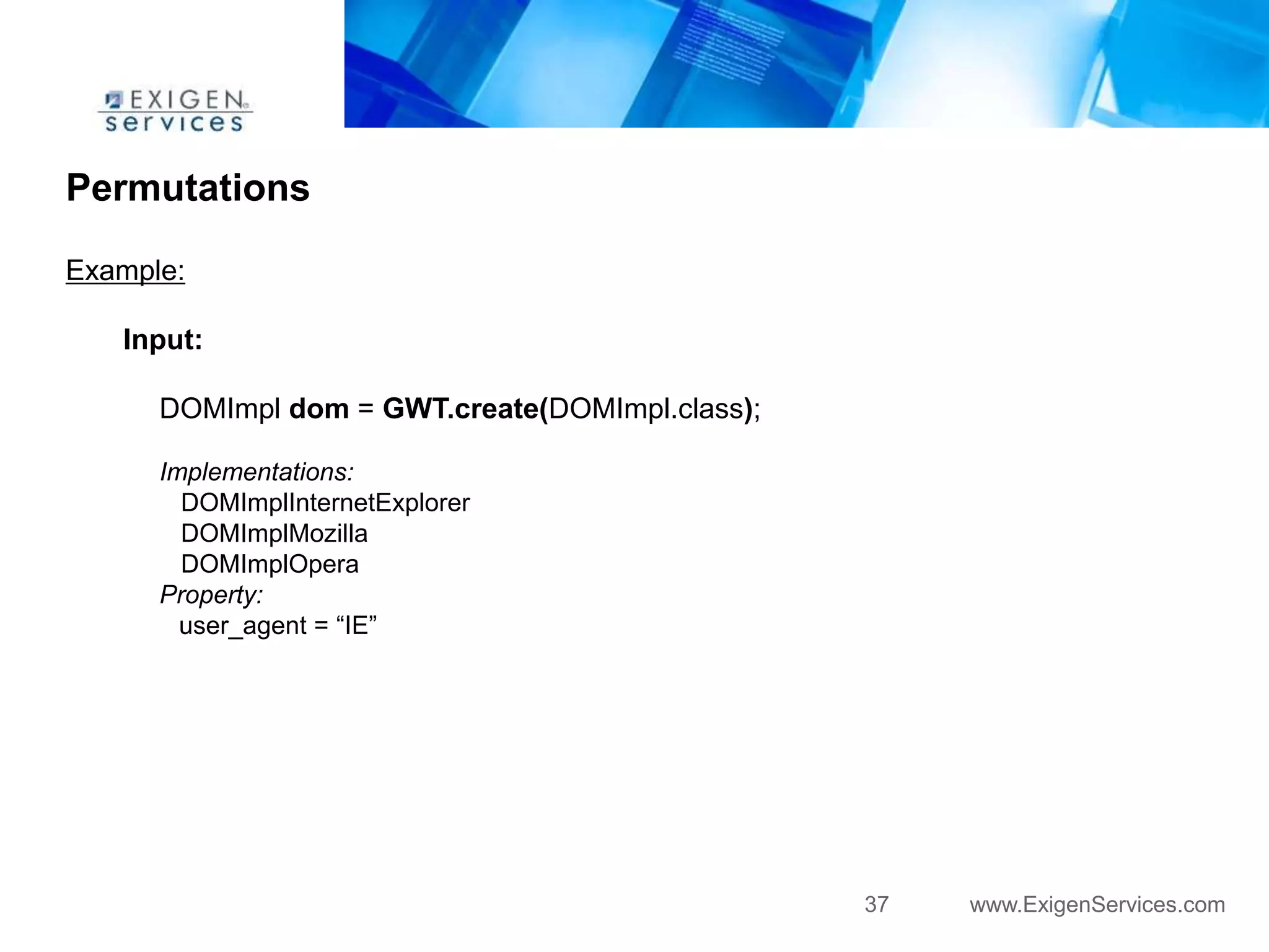Gwt Deep Dive | PPTX