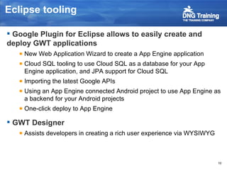 GWT Introduction for Eclipse Day | PPT