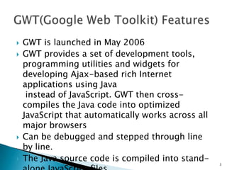 GWT Quick Start | PPT