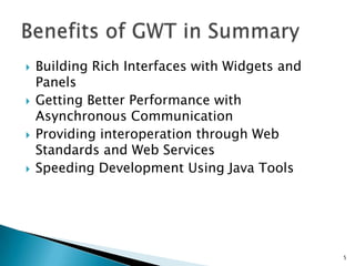 GWT Quick Start | PPT