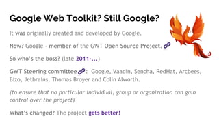 GWT Reloaded | PPT