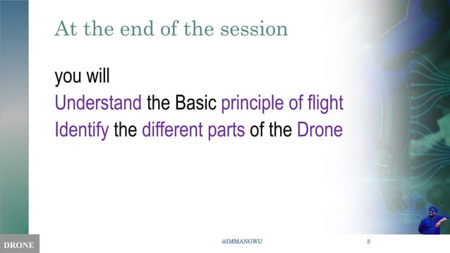 DRONE PRINCIPLES BASIC PRINCIPLE OF FLIGHT | PPTX | Consumer ...