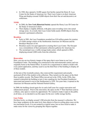 Overview of the Luce Foundation Center | DOC