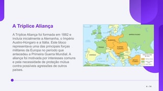 Primeira Guerra Mundial e seus antecedentes | PPTX