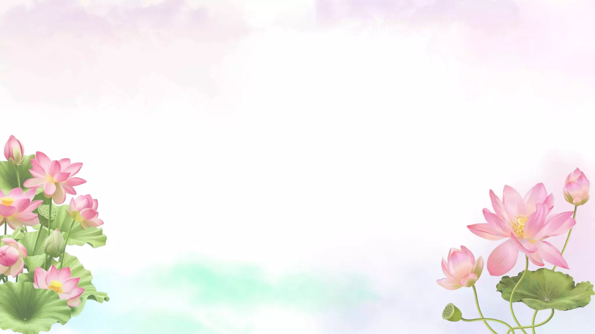Lotus background | PPTX
