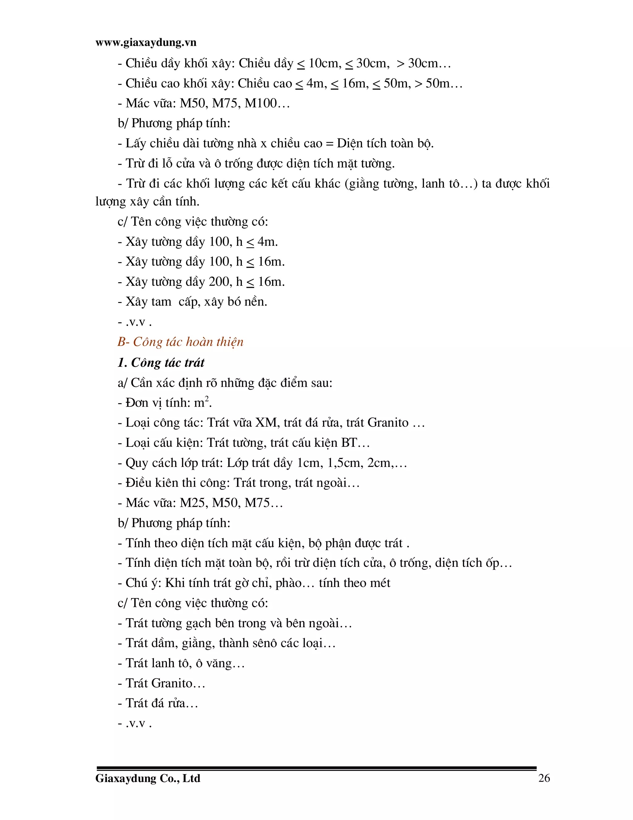 Giao trinh do boc khoi luong cong trinh xay dung - Ky su QS Quantity Surveyor | PDF