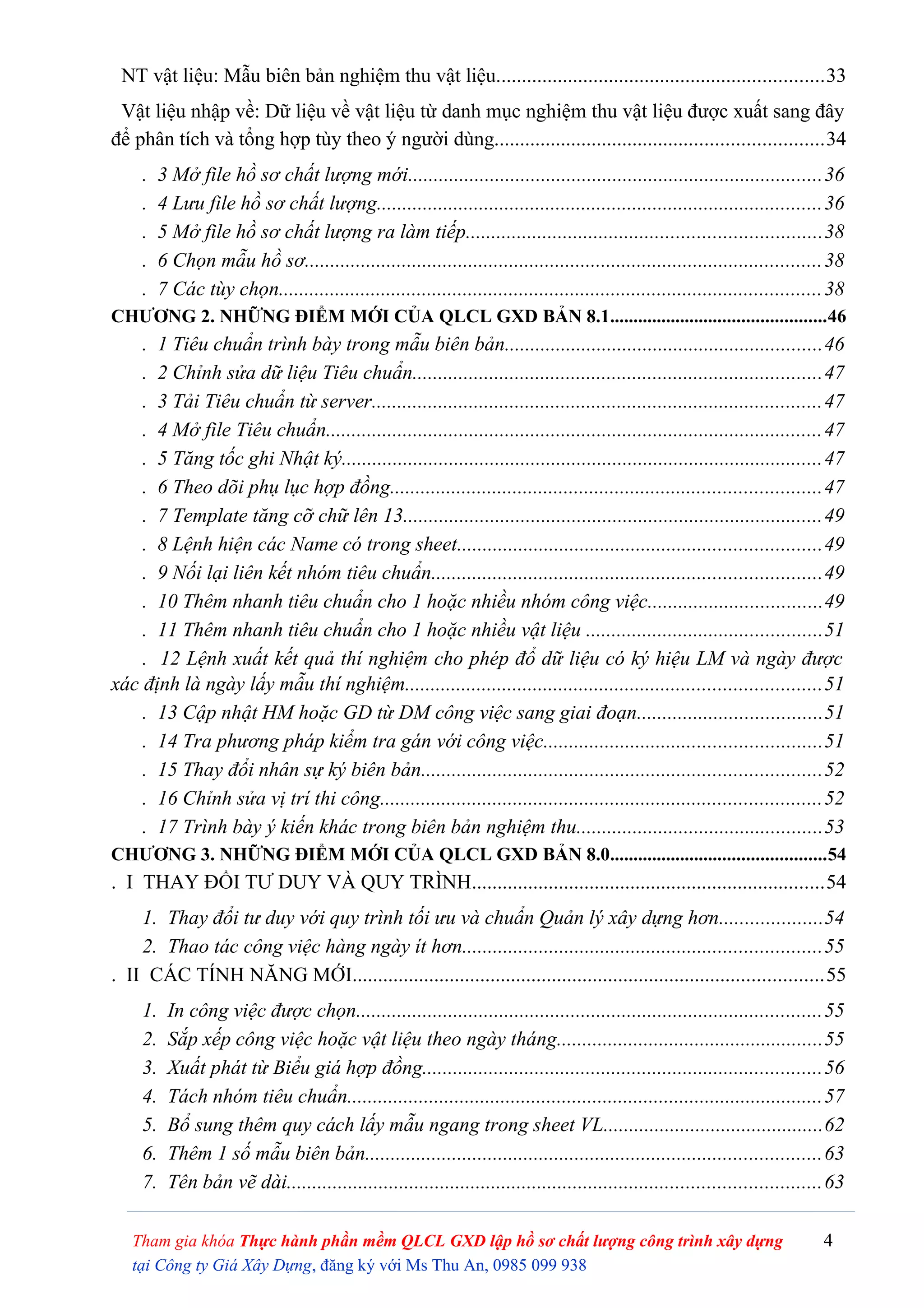Giao trinh ung dung phan mem QLCL GXD trong cong tac nghiem thu chat luong, lap ho so hoan cong ...