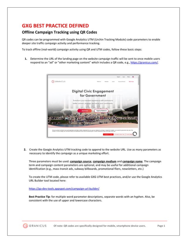 QR Code Campaign Tracking | PDF