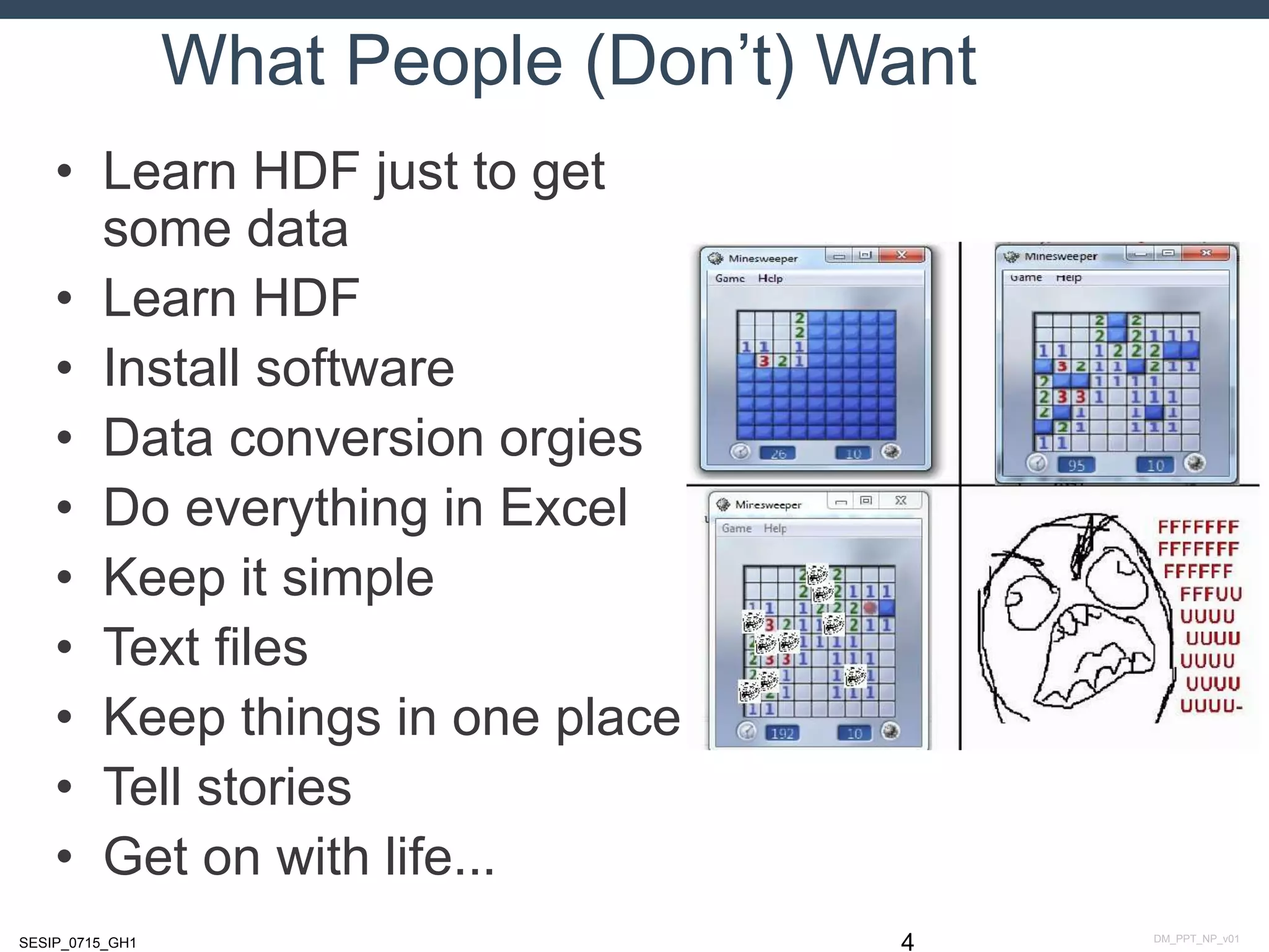 America Runs on Excel and HDF5 - Glued together by Python | PPTX