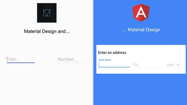 Angular material vs material design light | PPT