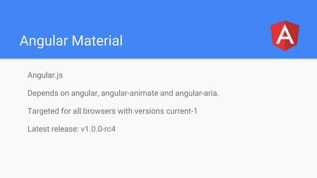 Angular material vs material design light | PPT