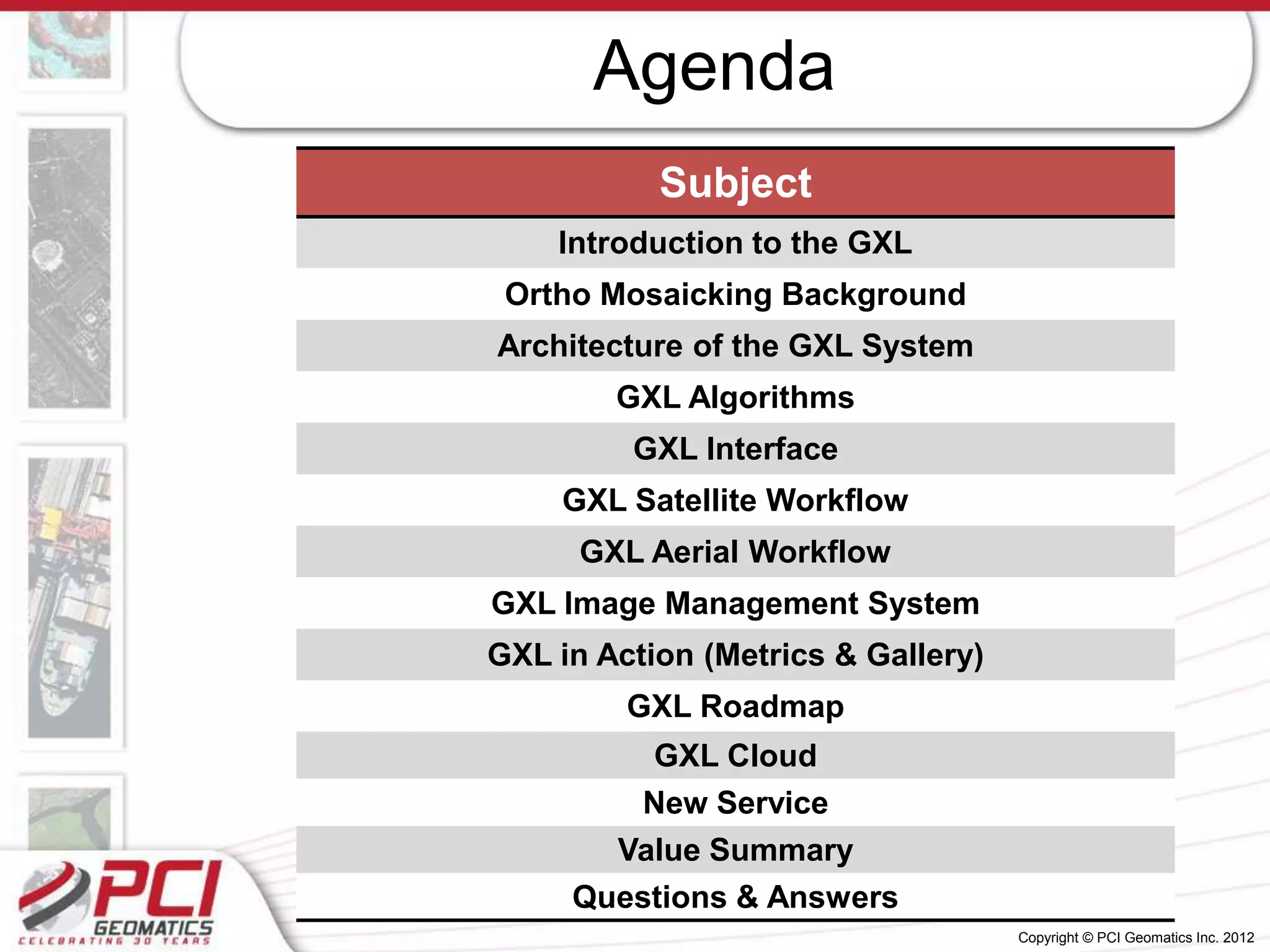 GeoImaging Accelerator - GXL Product Overview | PPTX