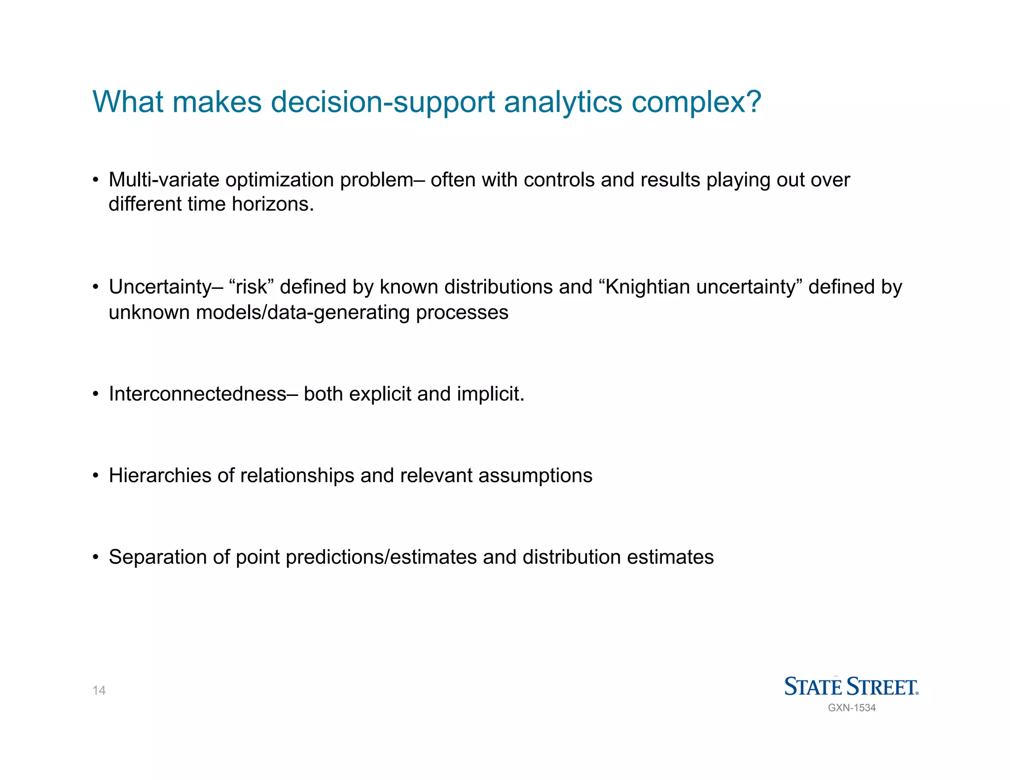 Balancing Model Performance And Complexity In Real World Analytics