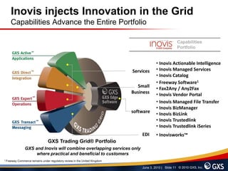 GXS and Inovis merger closing | PDF
