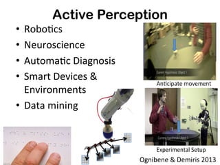 Robotic models of active perception | PDF