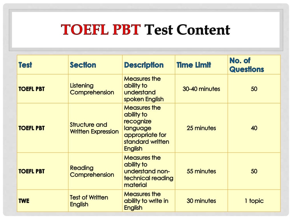 TOEFL