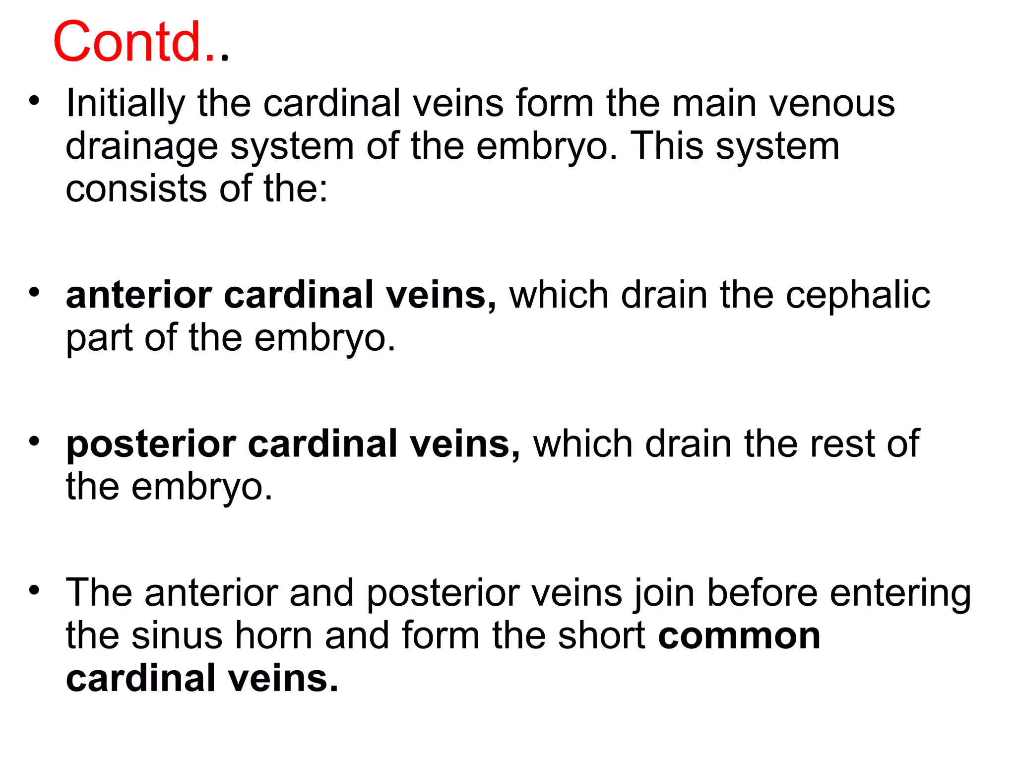 Development of veins | PPT