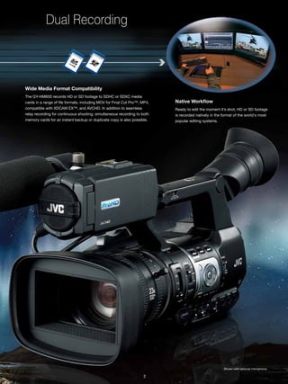 JVC GY-HM600 Camcorder | PDF