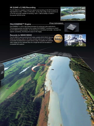 JVC GY-HMQ10 Camcorder | PDF