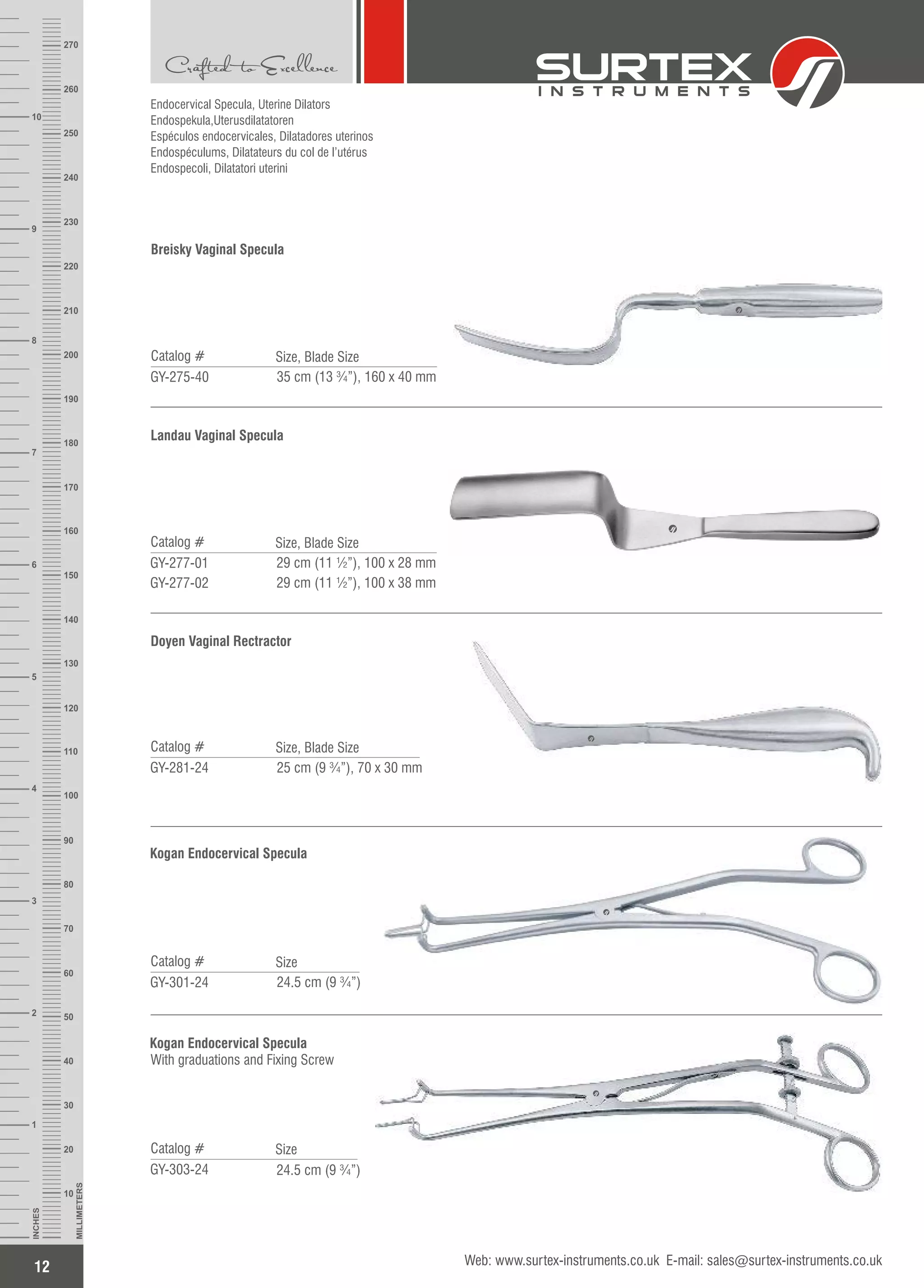 GYNECOLOGY INSTRUMENTS | PDF | Pregnancy | Reproductive Health