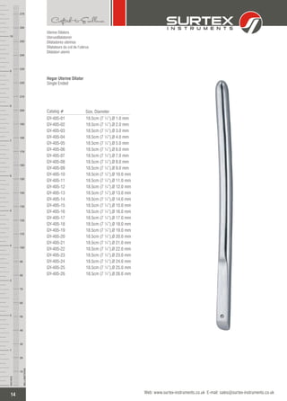 GYNECOLOGY INSTRUMENTS | PDF