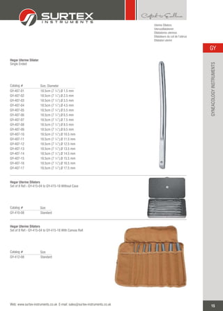 GYNECOLOGY INSTRUMENTS | PDF