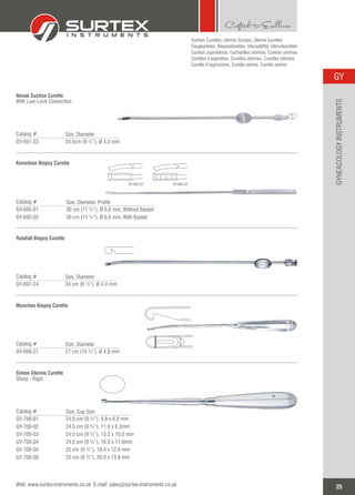 GYNECOLOGY INSTRUMENTS | PDF
